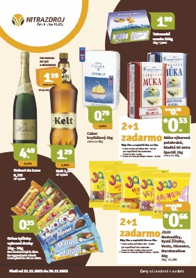 Výhodná ponuka od 21.11. - Nitrazdroj a.s.